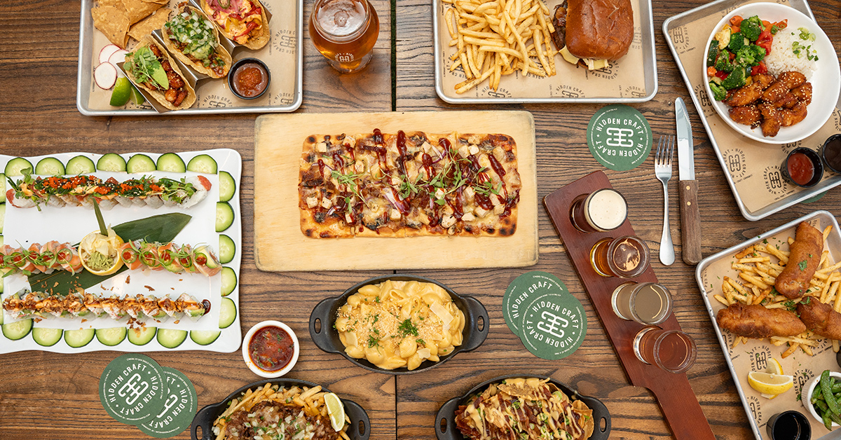 Hidden Craft - Food Menu