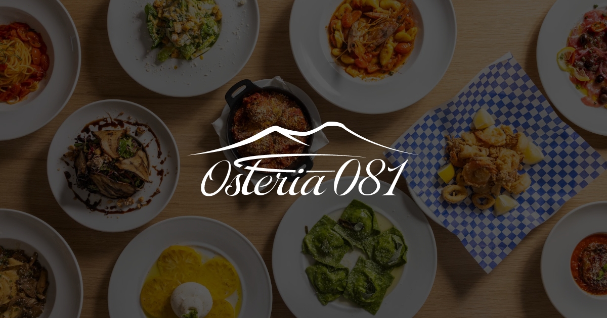 Osteria 081 - Food Menu