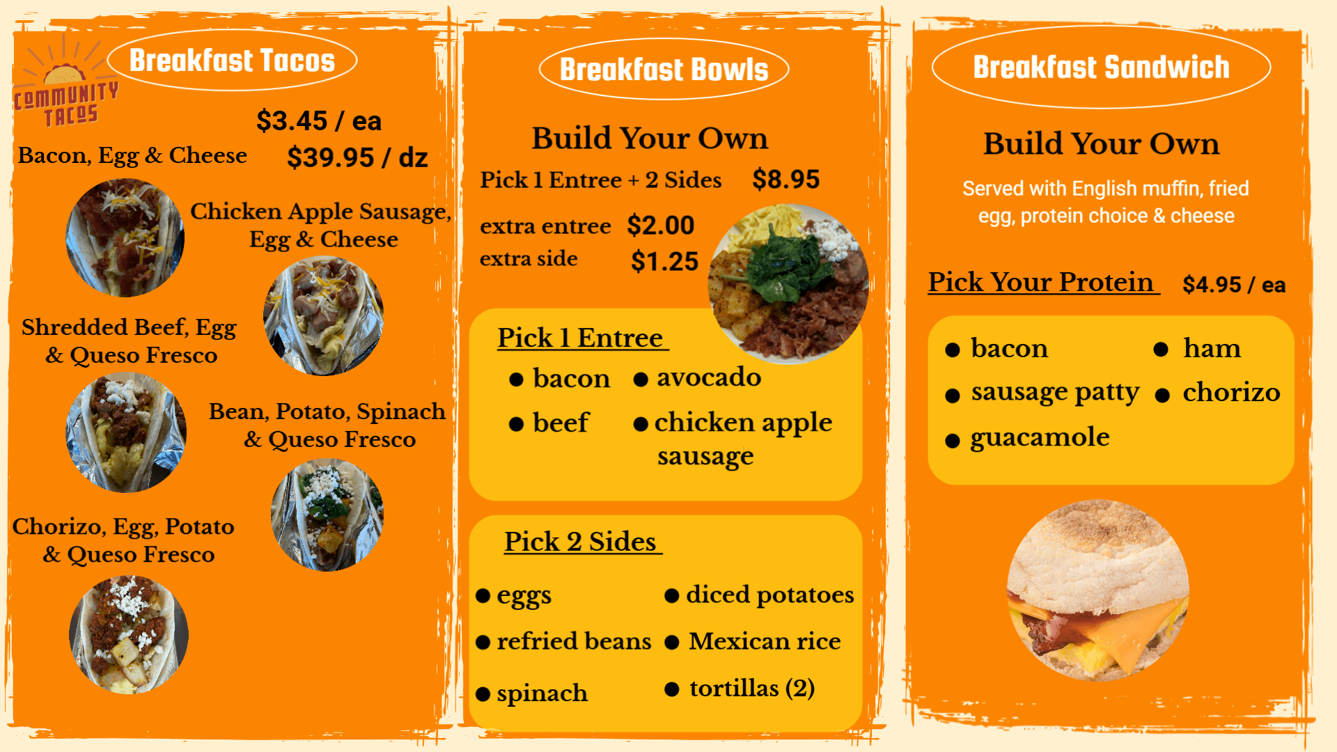 Kuai Asian Kitchen - Breakfast Menu