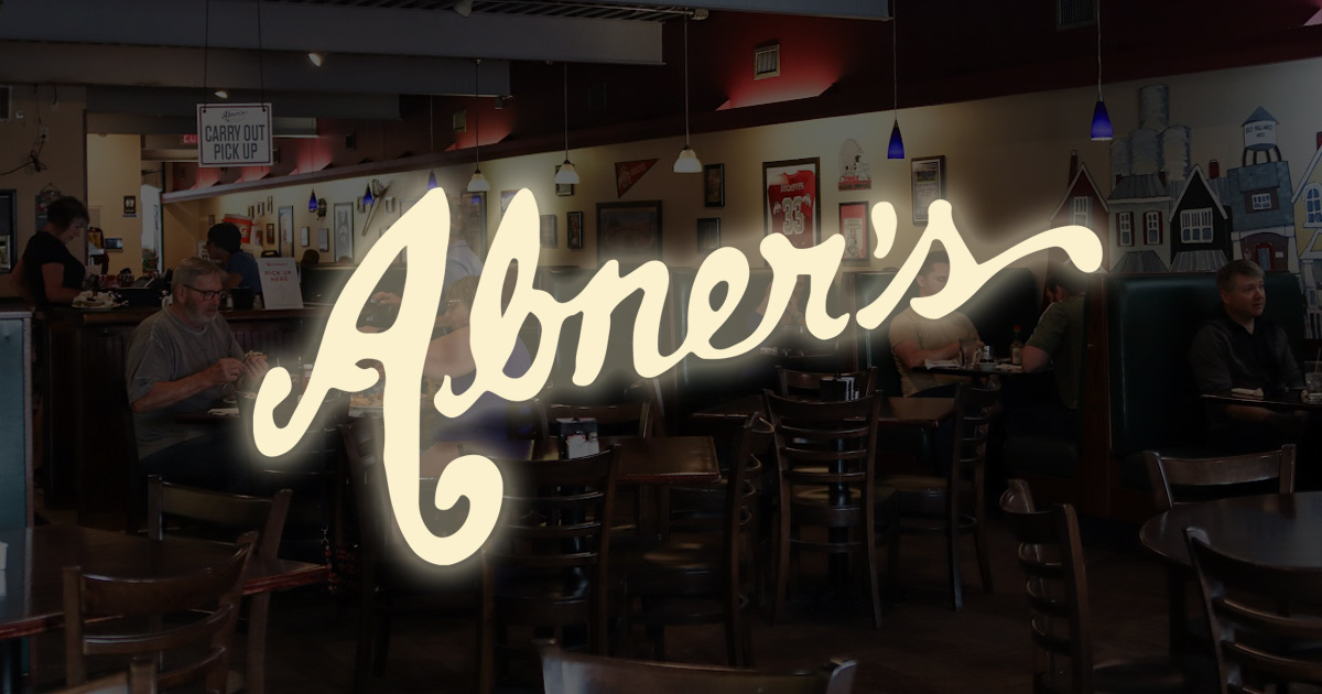 Abner's Casual Dining - Food Menu