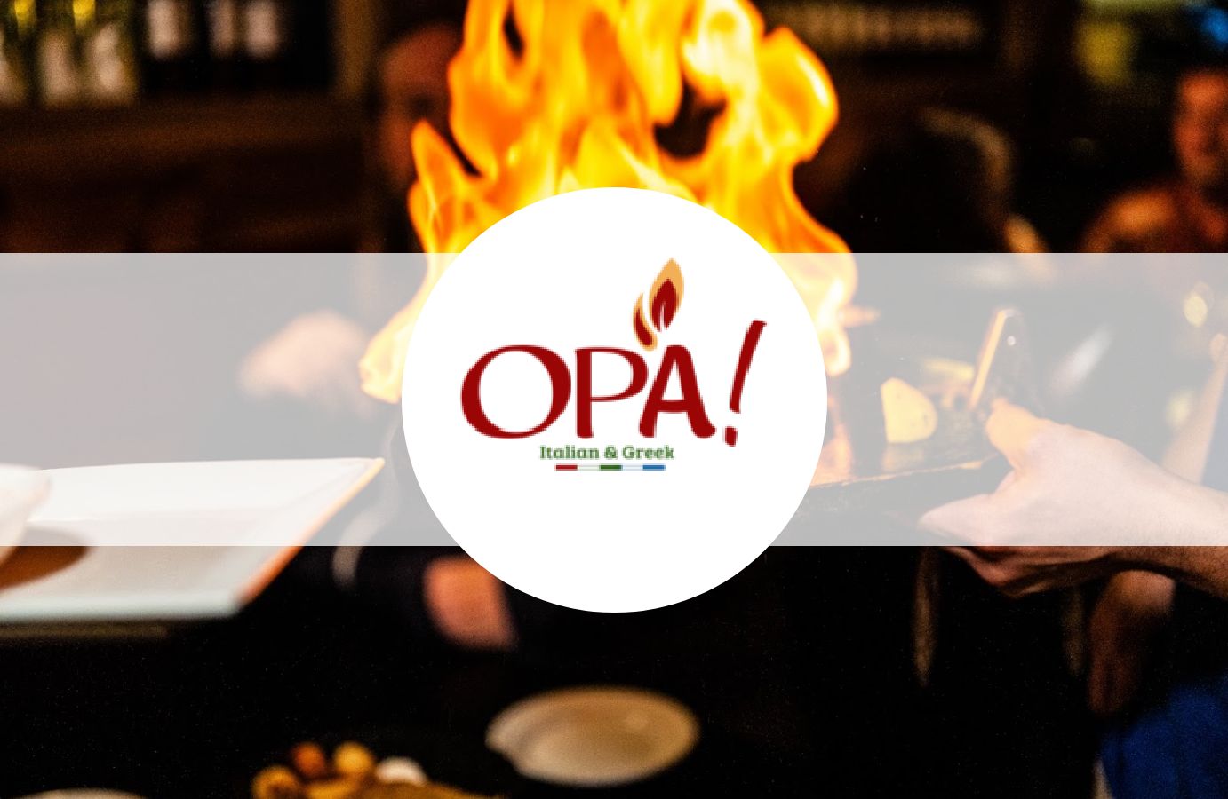OPA! Italian & Greek - Food Menu